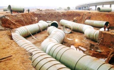 Large Diameter FRP Pipe - Fibrace